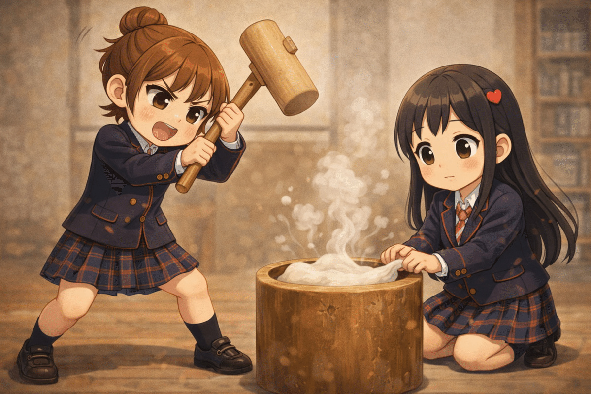 文徳高校文芸部大喜利研究会ーーお餅プロ丨毎週ショートショートnote｜桐野心春【Parallel Routes】🎈