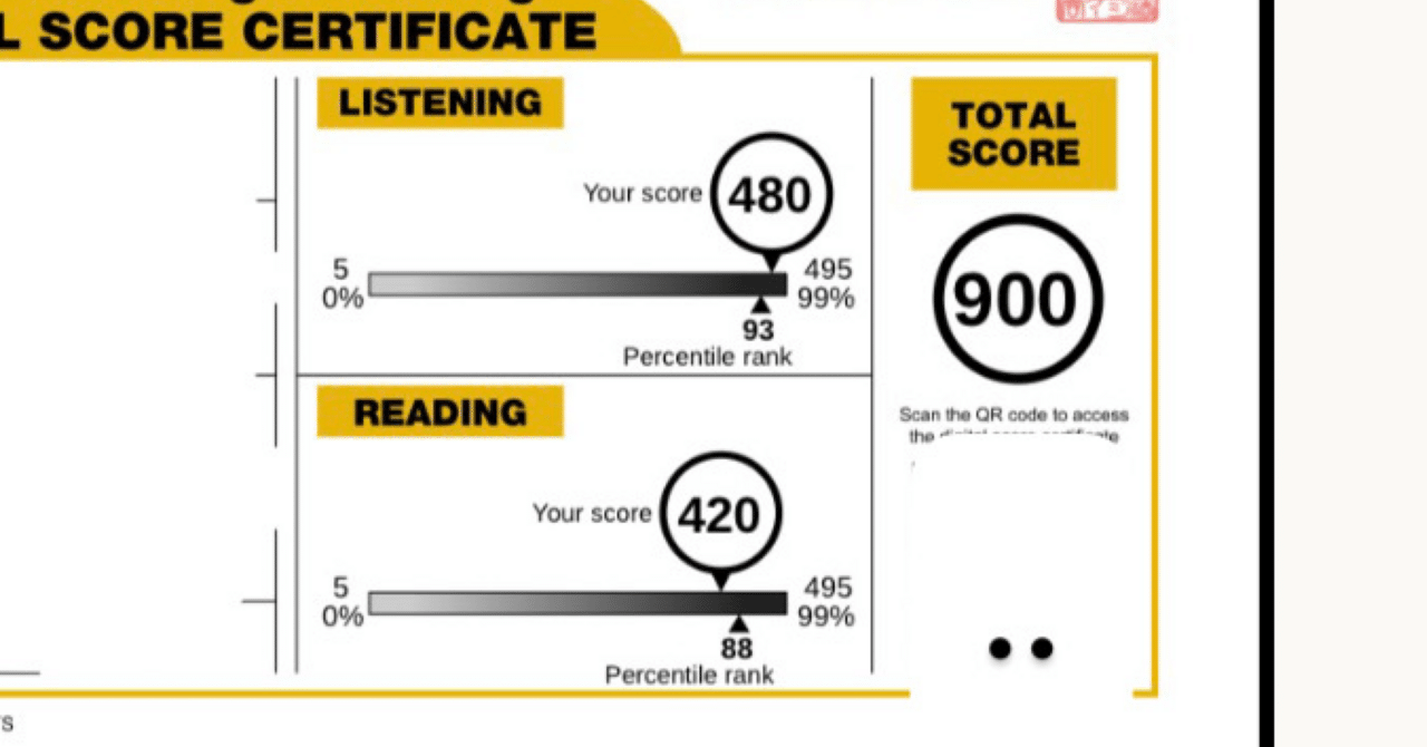 TOEICのスコアを半年で500点代から900点に上げた話｜野良