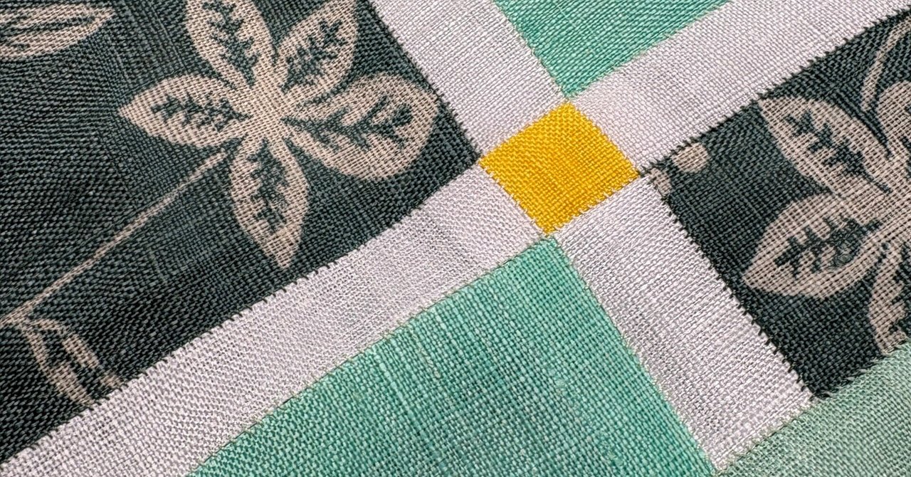 暴風雪のため、引き籠り→モシ着手｜pojagi*sono