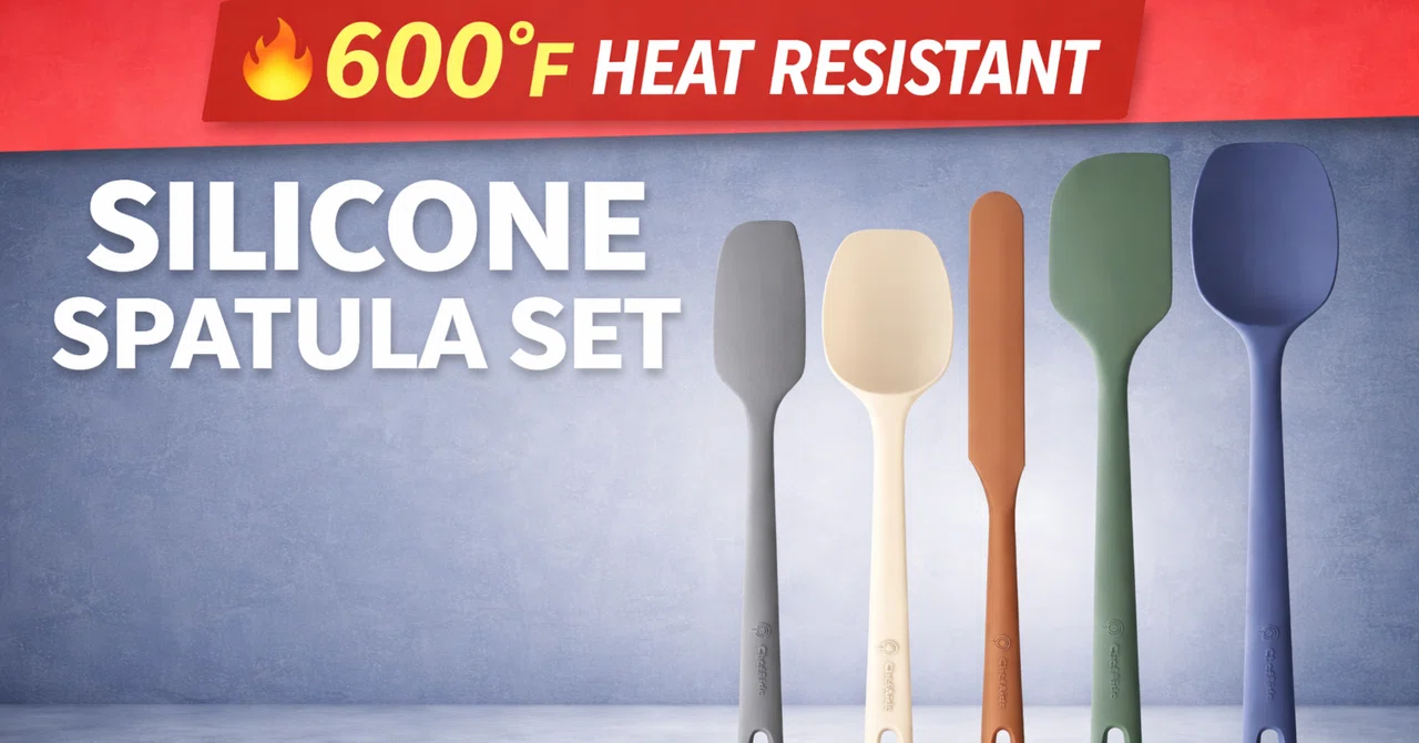 ChefAide 5 Pieces Silicone Spatula Set Review｜Trend Pickz