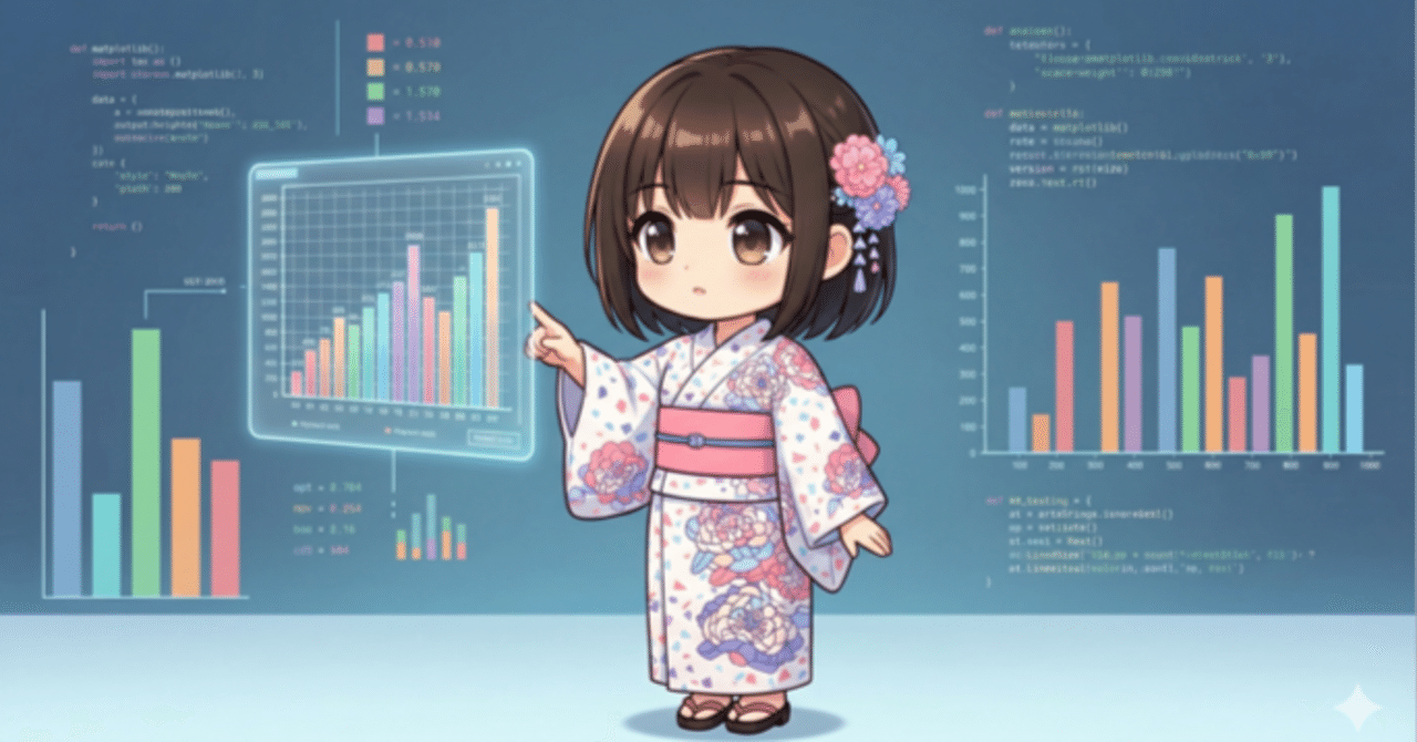 Matplotlibで棒グラフを美しく仕上げる：見た目と目盛りの詳細設定｜morinokabu