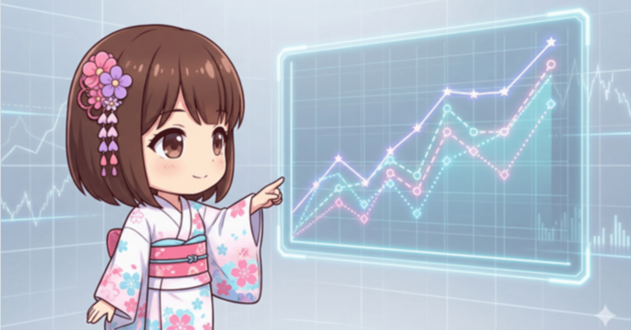 【Python】Matplotlibで折れ線グラフを作成し線のスタイルやマーカーを装飾する｜morinokabu