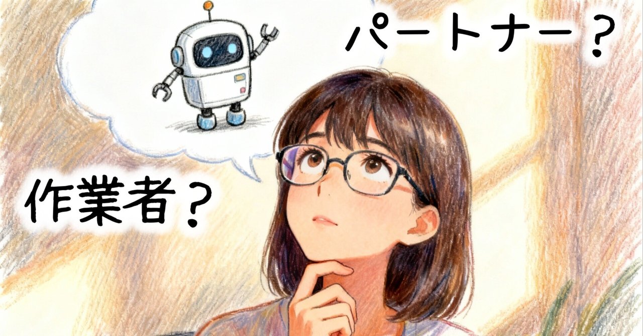 AIを作業者にするか、思考パートナーにするかは指示で決まる｜いち【AI活用猫】