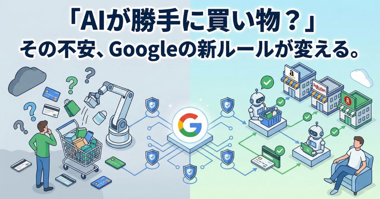 Google発表 UCP、AIエージェントの買い物ルールが変える未来｜ryosan💪