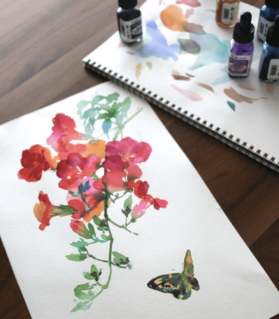 透明な画材を探し続けて｜mitsui chikako