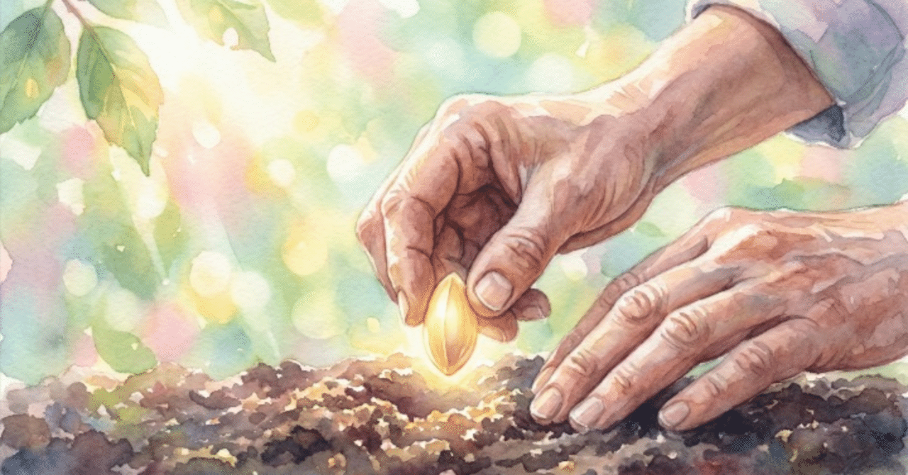 あなたの運命を紡ぐ、小さな「種」の話 🌿｜人生を揺らす格言