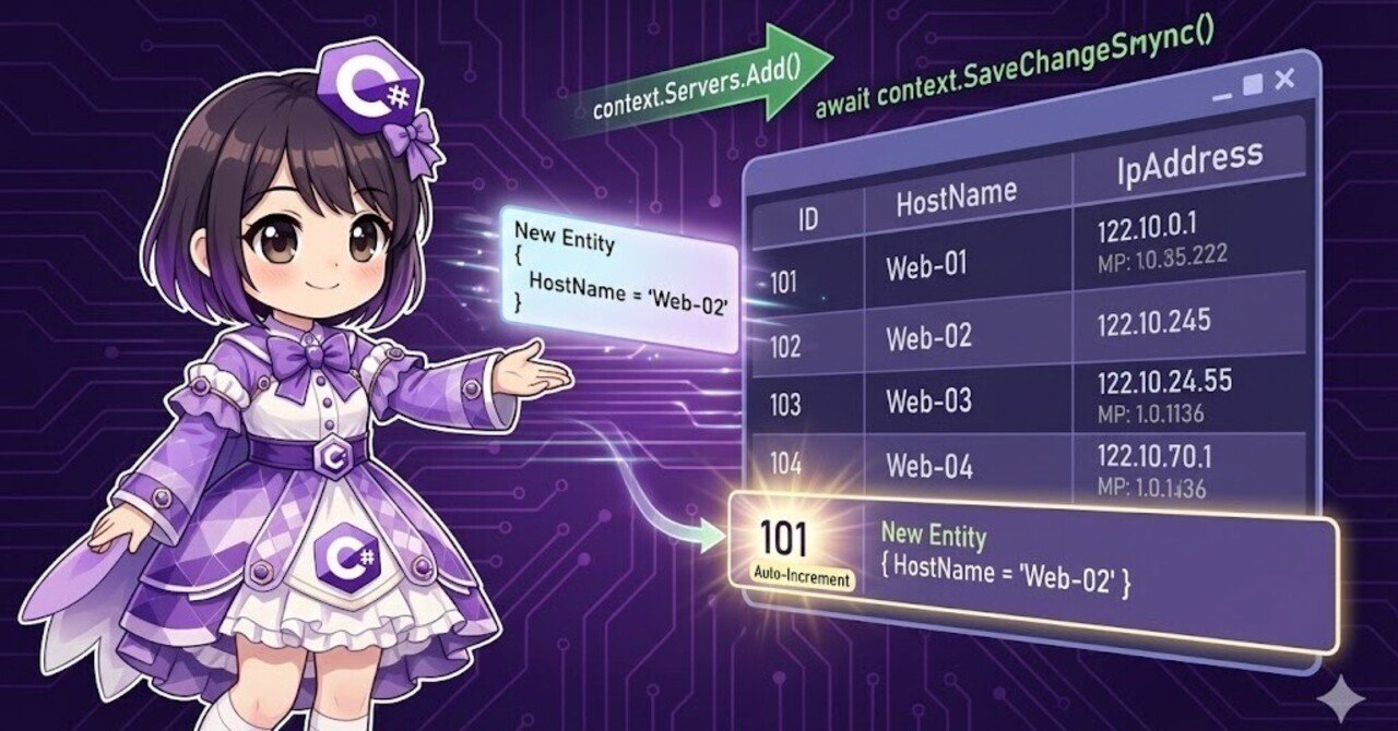 Entity Framework Coreにおけるデータ挿入の仕組み｜morinokabu