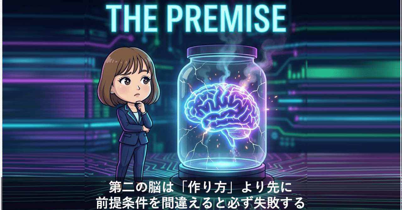 第二の脳は「作り方」より先に、前提条件を間違えると必ず失敗する｜第二の脳ラボ｜labo_rainbow