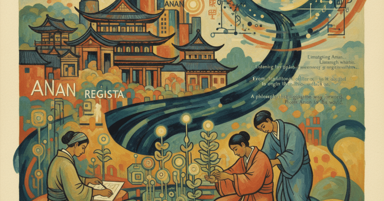 Day 27 - The Philosophy of Flow ANAN REGISTA｜Taro Arakawa｜荒川 太郎