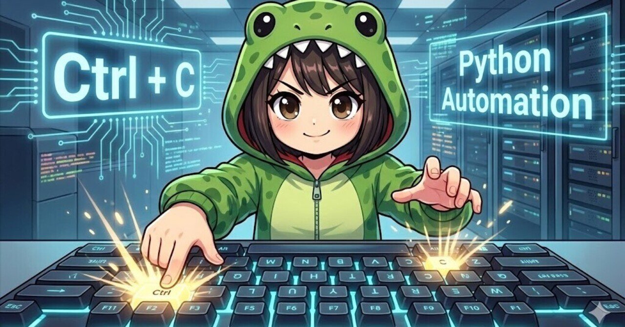 【Python】PyAutoGUIでキーボード操作を自動化：複雑なショートカットとテキスト入力を制御する｜morinokabu