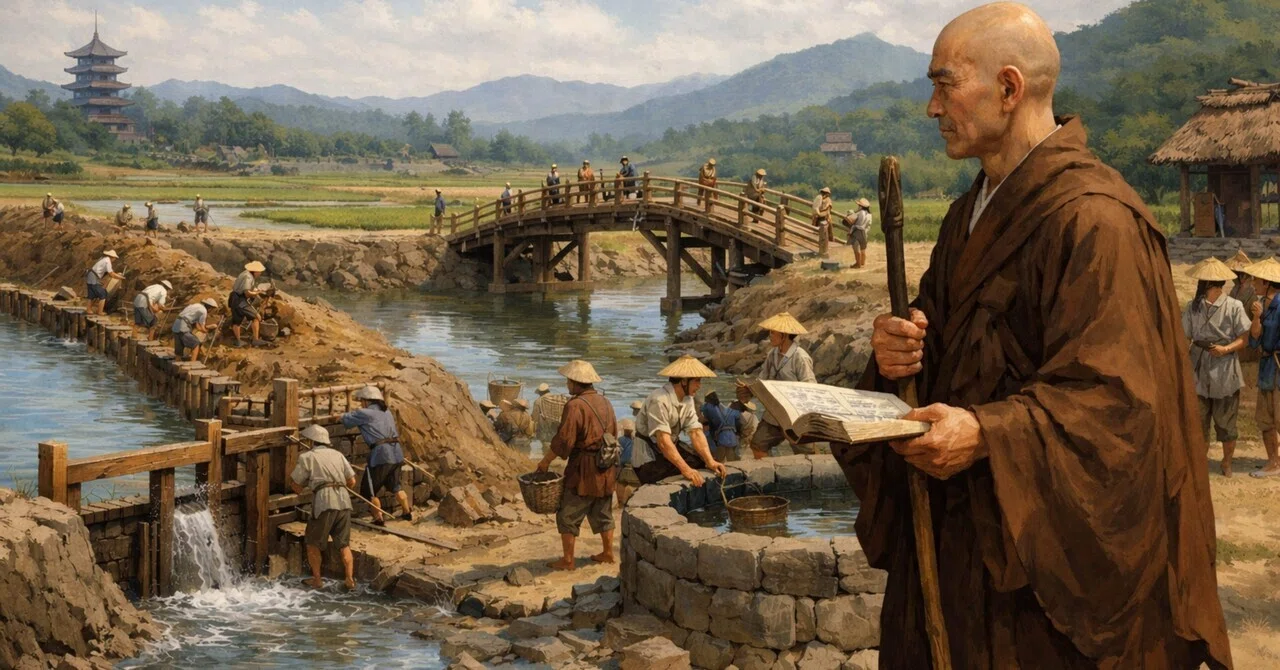 Ponds, bridges, and wells built by Gyoki that still remain today｜[日本史 ...