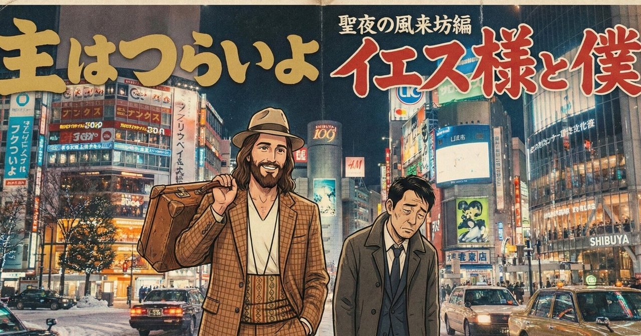 【小説】主はつらいよ 聖夜の風来坊篇 〜イエス様と僕〜｜koChan