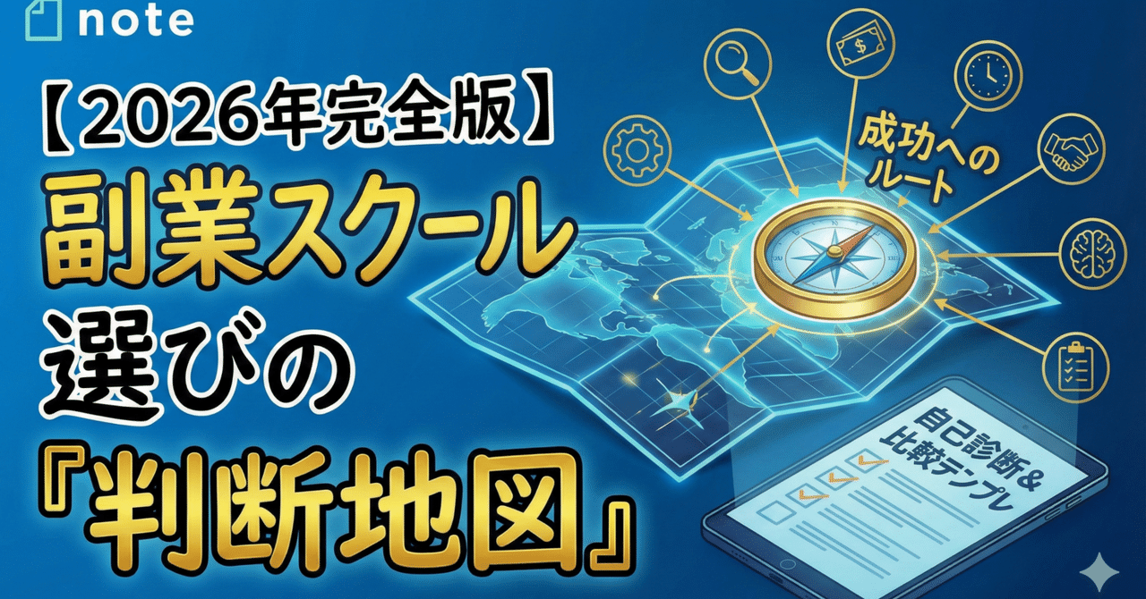 [2026 Complete Guide] Side Hustle School Selection "Decision Map": 7 ...