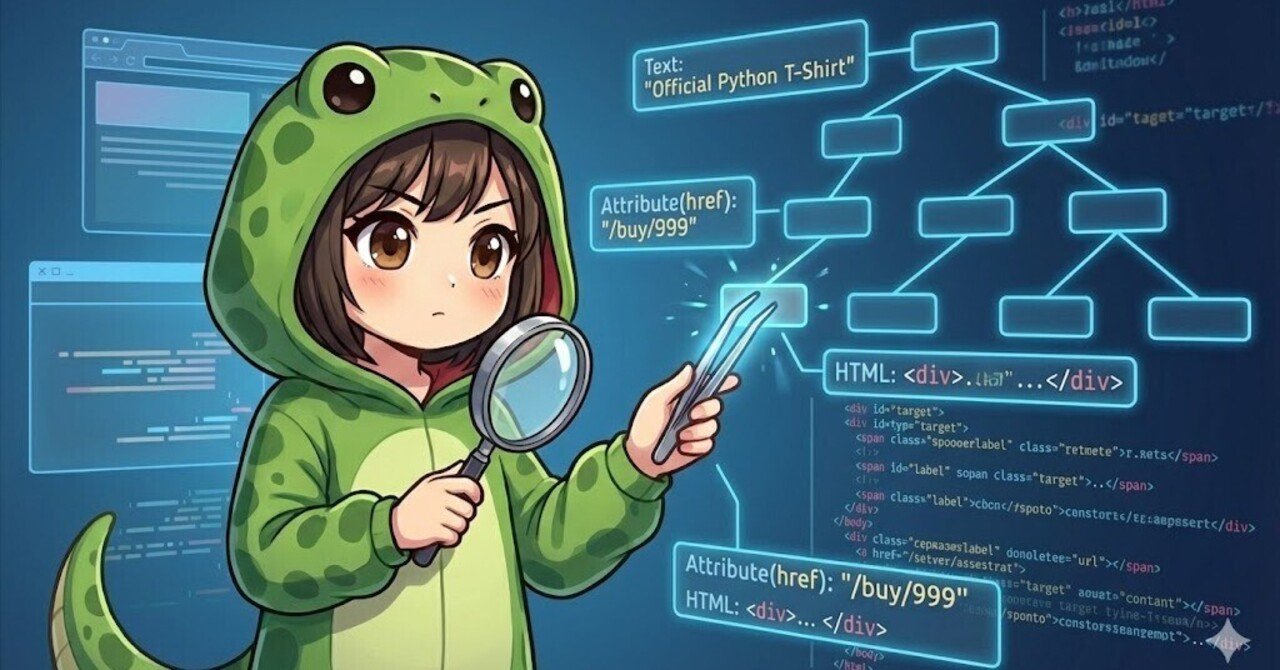 【Python】Seleniumで要素から情報を抽出！テキスト・属性・HTML取得の極意｜morinokabu