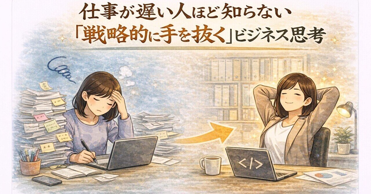 【第1弾】『仕事が遅い人ほど知らない「戦略的に手を抜く」ビジネス思考』｜べる