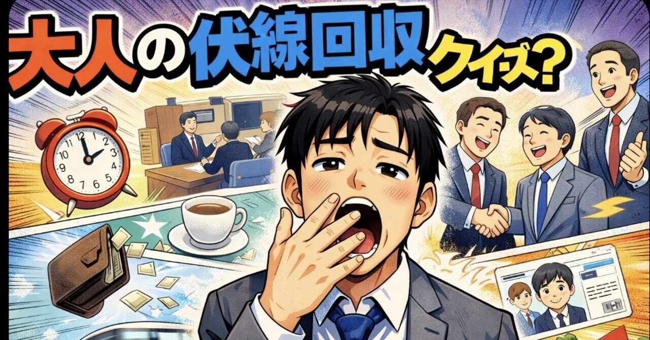 🌠伏線回収の変なクイズその2｜杉にい (Sugi Nii)