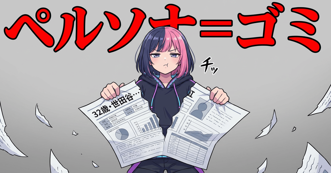 「32歳・世田谷」のペルソナはゴミだ。CF（チャネル）から戦場を決めろ。｜The Glitch Lab