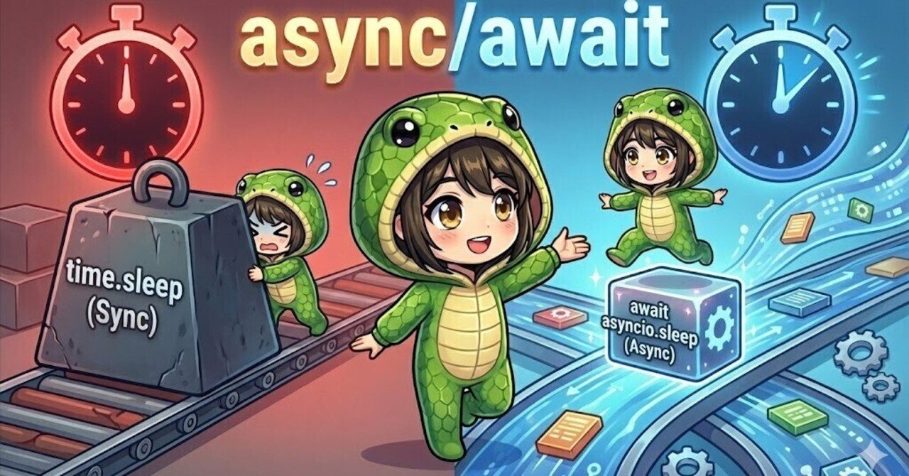 【Python】効率的なプログラムの鍵！async/awaitによる非同期処理の基本｜morinokabu