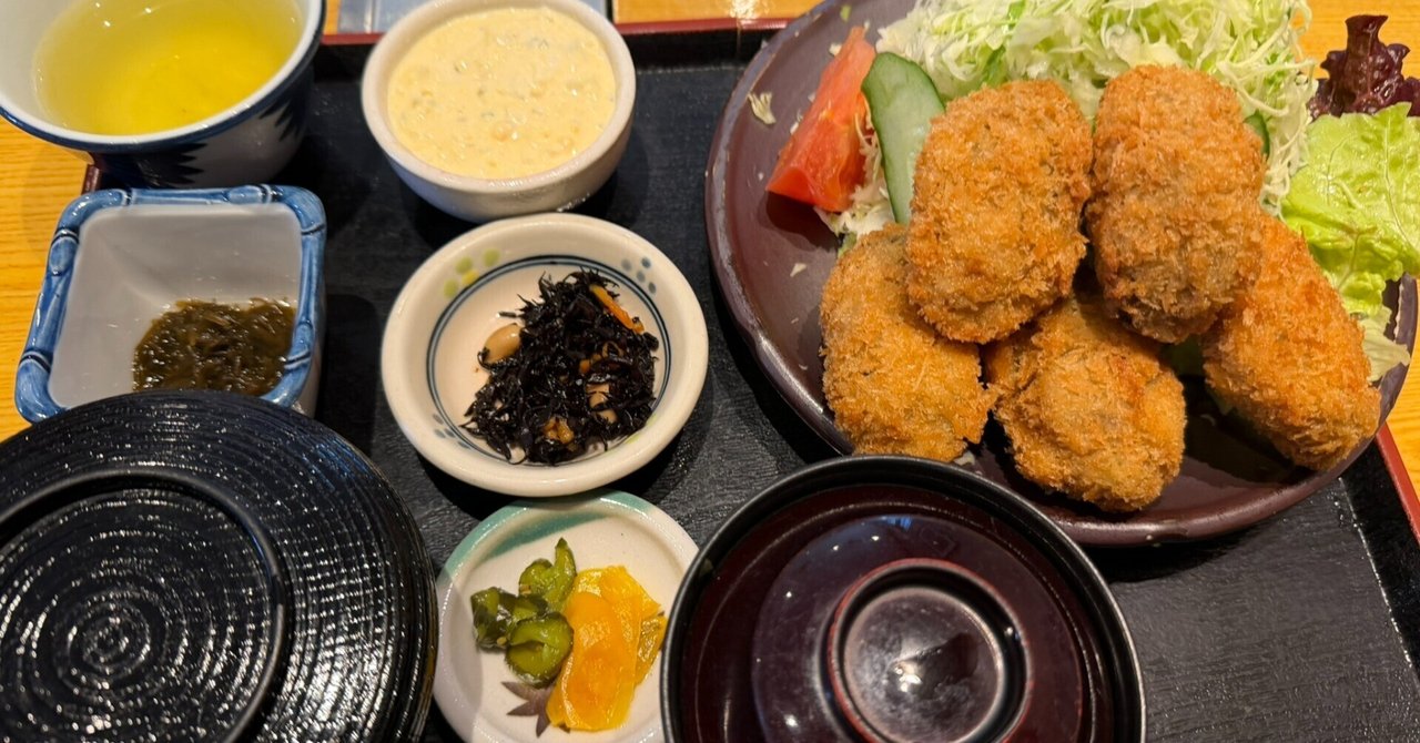 ボリューム満点！伊勢神宮・おかげ横丁「伊勢 宝彩」さんのカキフライ定食｜Hiro／AIに取り組む66歳