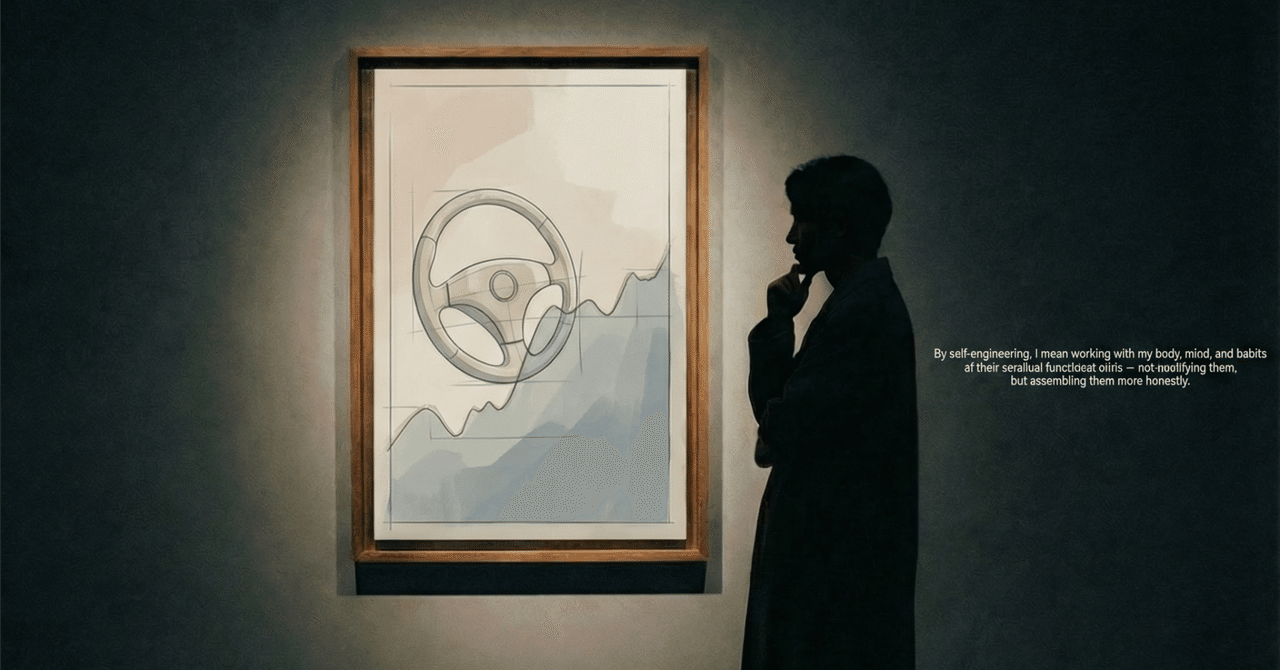 自己工学ノート「心のハンドルを、株価に少し預けてみる」Self Engineering Notes -Letting My Emotional ...