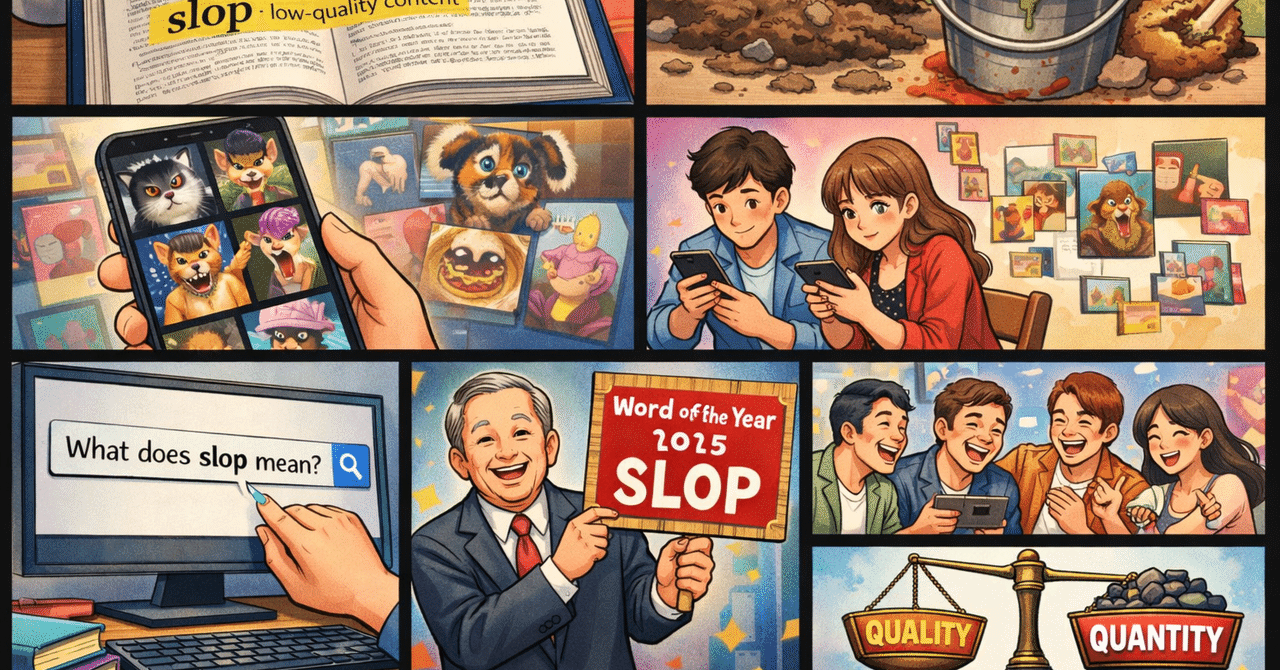 📰 【AP News】 Merriam-Websterが2025年の「Word of the Year」に“slop”を選定｜DailyNews