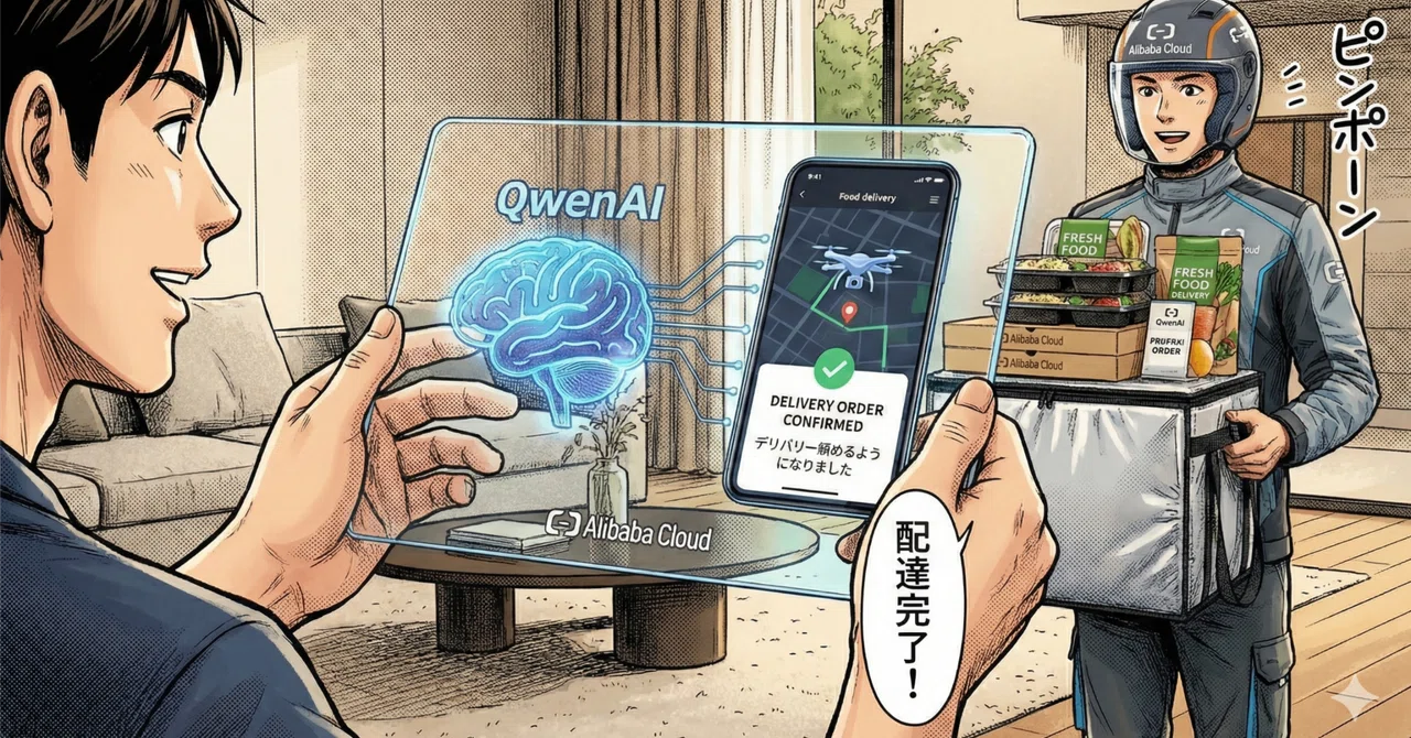 AlibabaのQwenAI、デリバリー頼めるようになった｜荒井健一の深圳テクノロジー情報