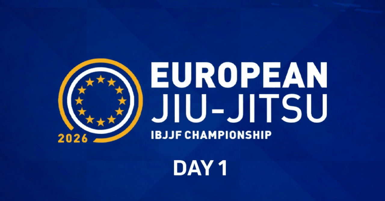 European IBJJF Jiu-Jitsu Championship 2026 Day1｜石井道場