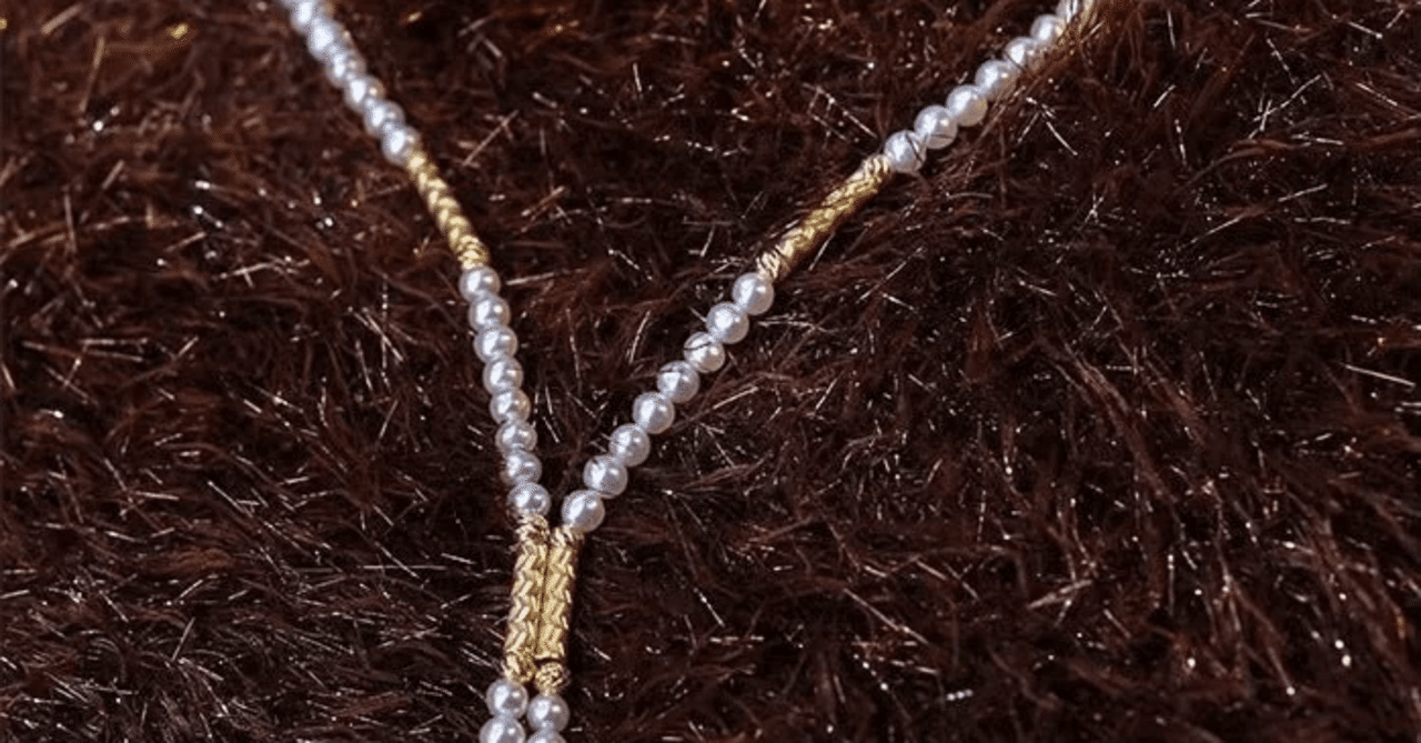 遊び心たっぷり。個性的に彩るK18YGマグネットパールネックレス。｜Jewelry Hills Tokyo