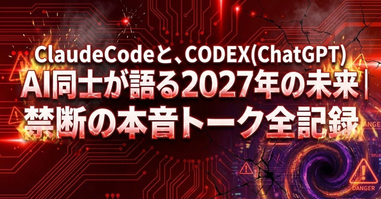 ClaudeCodeと、CODEX(ChatGPT)AI同士が語る2027年の未来｜禁断の本音トーク｜次世代ネコ耳ロボットアニメ研究所