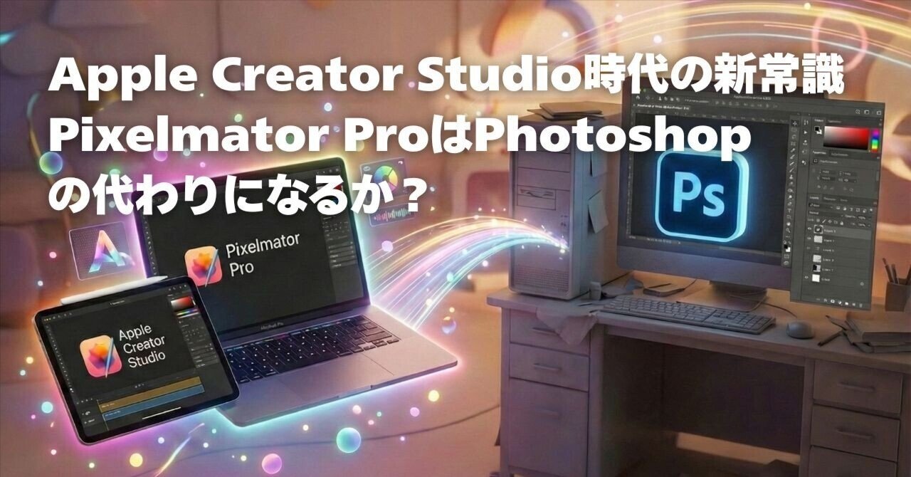 Apple Creator Studio時代の新常識：Pixelmator ProはPhotoshopの代わりになるか？｜y-kishioka