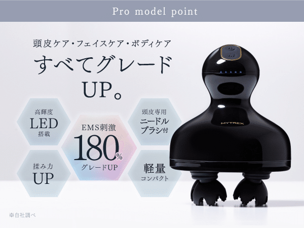 今年は頭皮の柔らかさを出していきたいヾ(๑╹ ╹)本気頭皮ケア！焦って買ったMYTREX EMS HEAD SPA PROのリアル使用感レポ ...