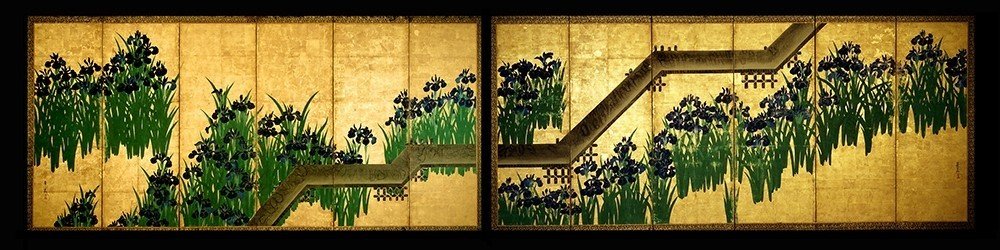 八橋図屏風|作品紹介|綴プロジェクト 八橋図屏風|作品紹介|綴プロジェクト
