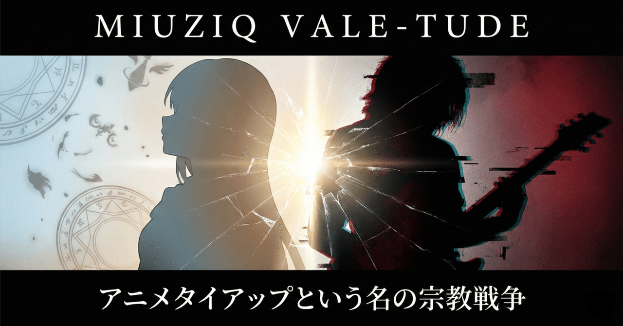 アニメ×ロックの聖戦構造分析 -なぜ僕たちは解釈違いで殺し合うのか。｜MIUZIQ VALE-TUDE