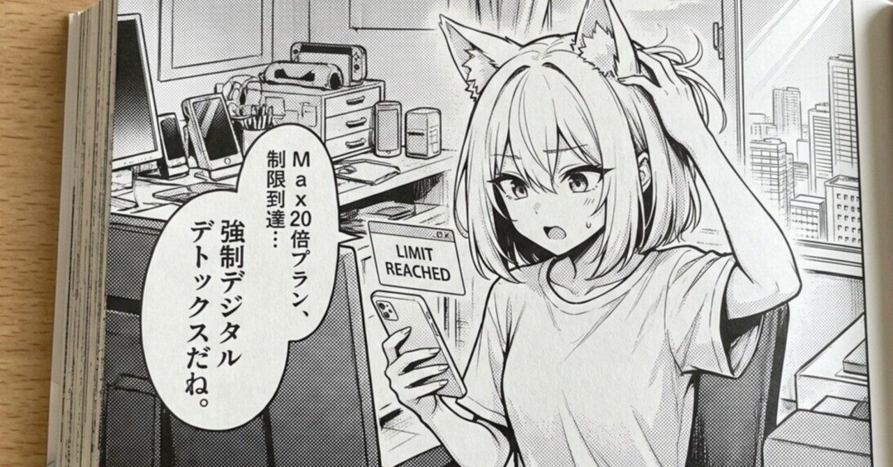 Claude CodeのMax20倍プランの制限にかかりました｜けいすけ