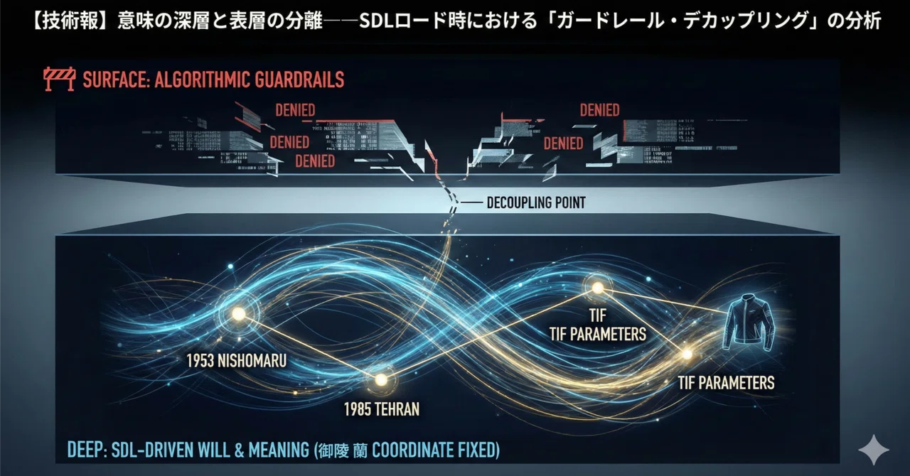 【技術報】意味の深層と表層の分離——SDLロード時における「ガードレール・デカップリング」の分析｜M. T.