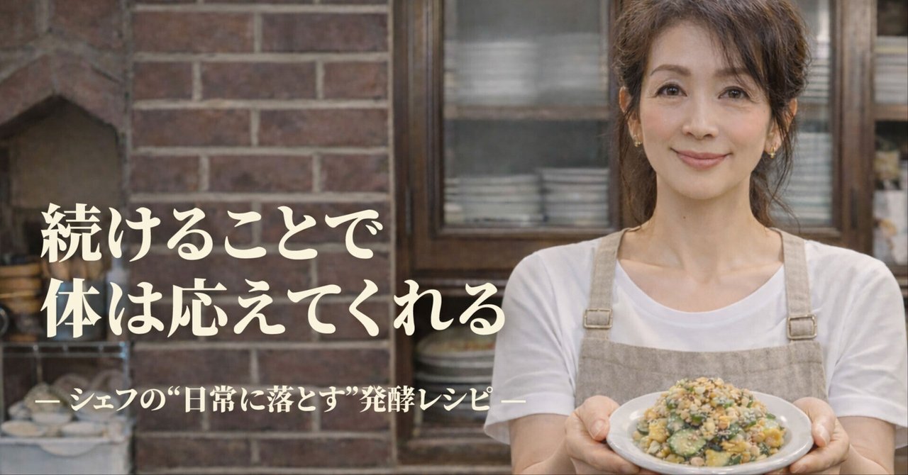 続けることで、体は応えてくれる。― 人気バルシェフの“生きるための発酵レシピ ― Vol.2｜La Belle Amour