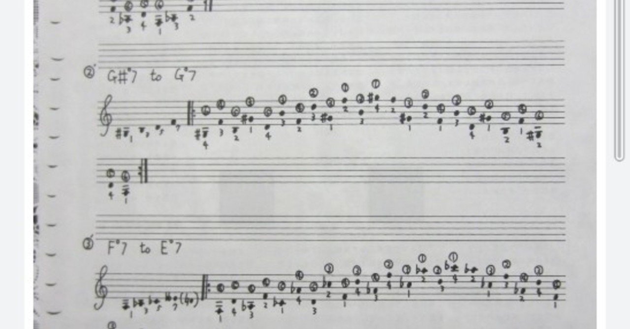 ギタリストの為の分散和音 Broken Chord(Disjunct Motion)-13｜ロビン