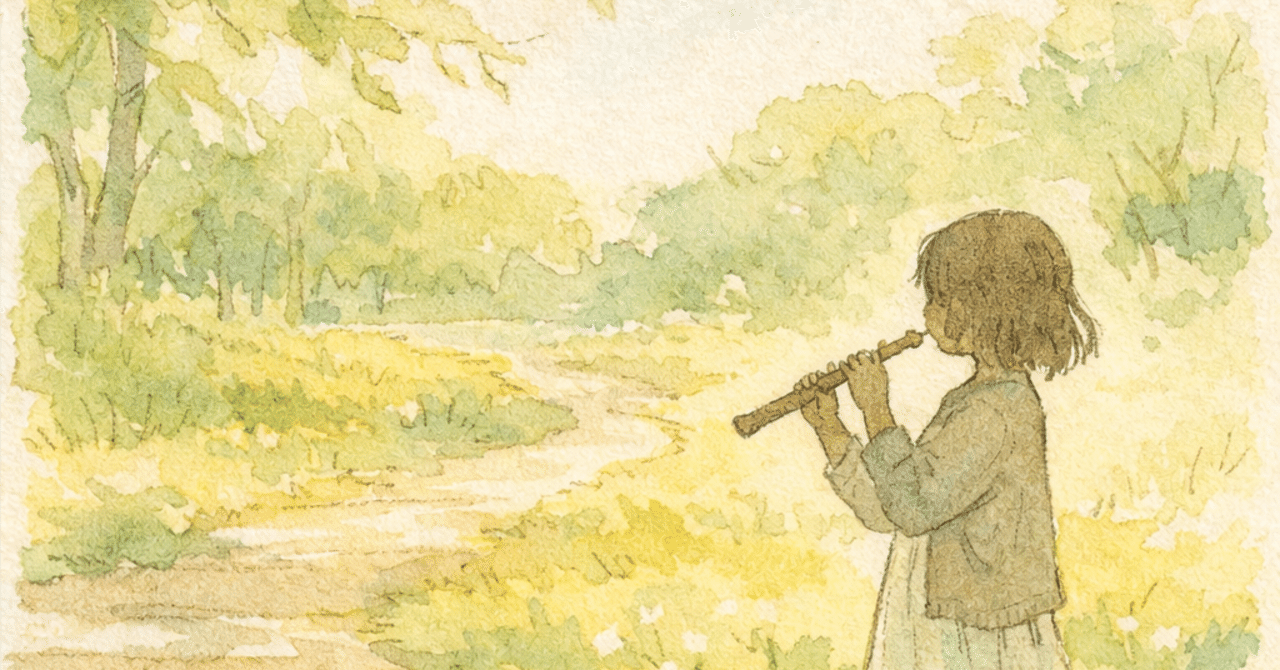 【AI楽曲配信】 A Recorder Stroll in the Sun｜白湯