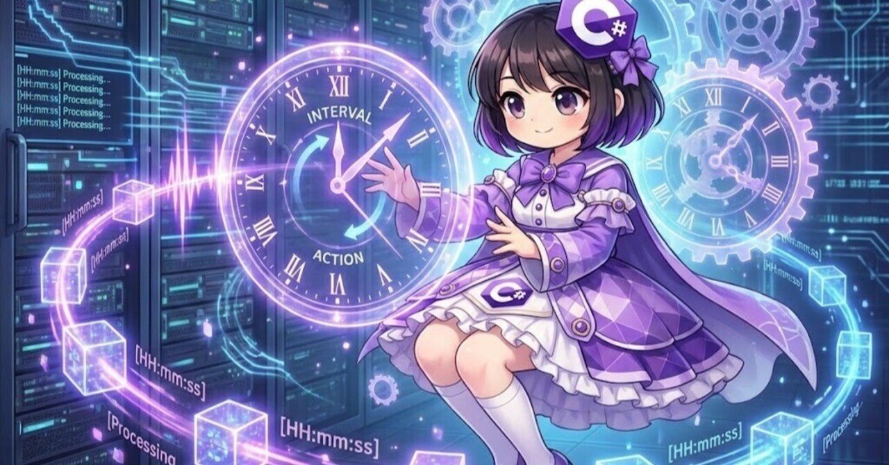 C#で定期的な処理をバックグラウンドで実行する：System.Threading.Timerの正しい使い方｜morinokabu