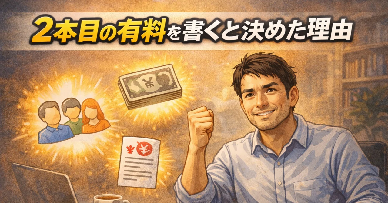 2本目の有料を書くと決めた理由｜GrowBall｜中学野球育成アドバイザー