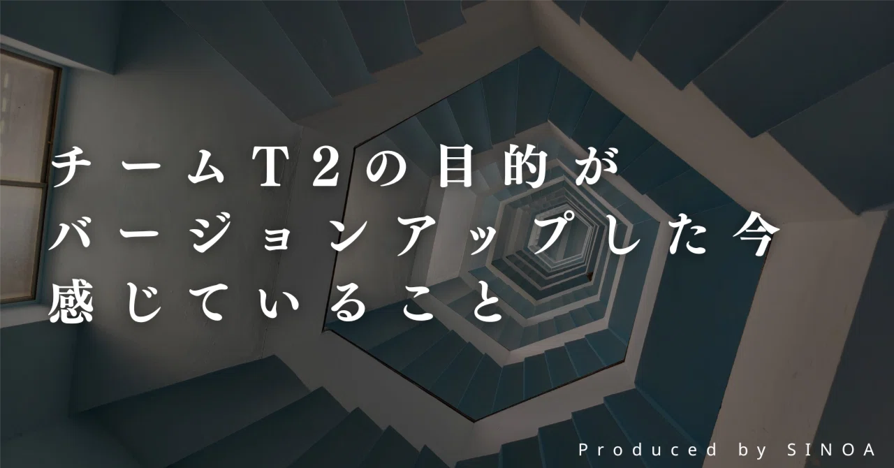 TEAM T2の目的がバージョンアップした今、感じていること｜SINOA 奥村 真沙（Chikasa Okumura）