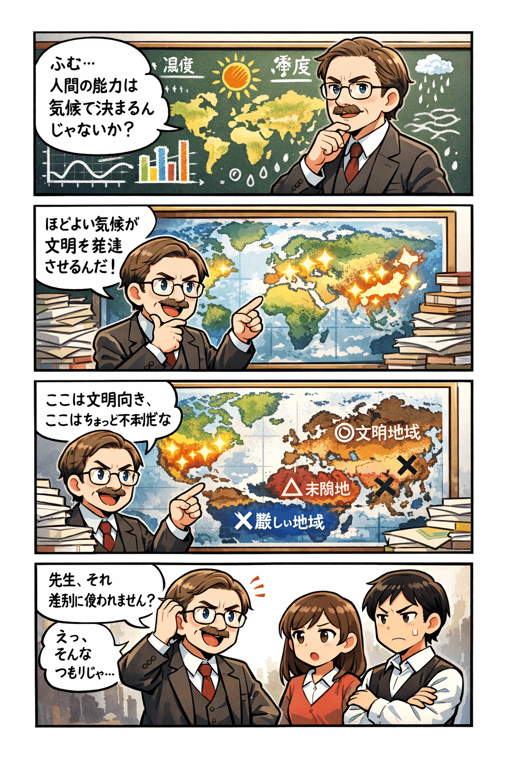 地理学者ハンティントン 彼の説の何が問題だったのか？？｜鎌倉ロミロミme ke aloha〜フナと哲学