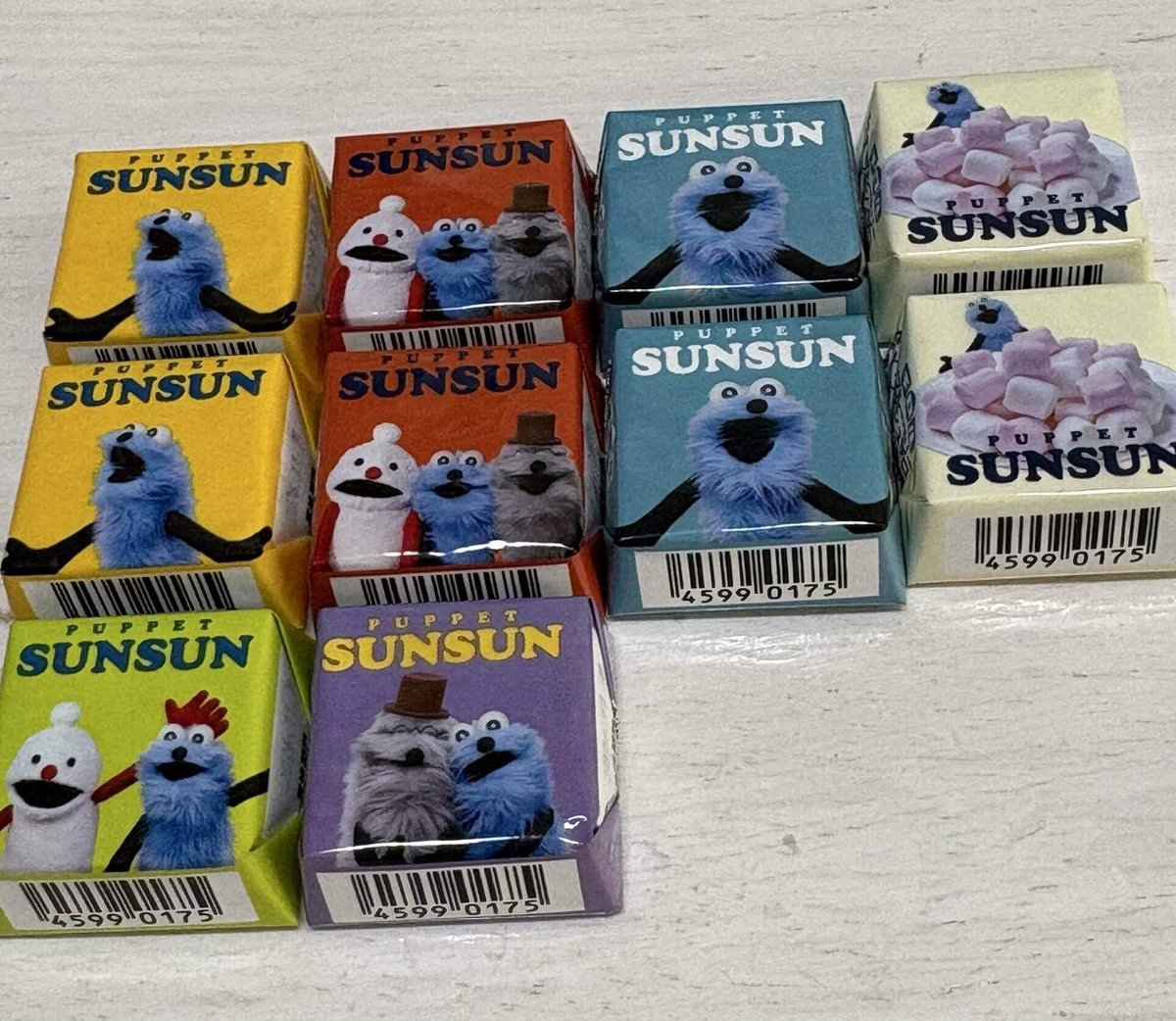 パペットスンスン ️チロルチョコをマグネットにリメイク【DIY】｜十文字かかし