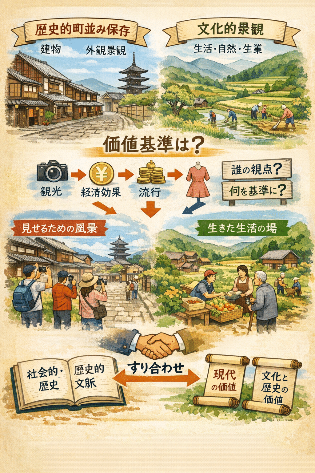 歴史的町並み保存と文化的景観｜鎌倉ロミロミme ke aloha〜フナと哲学