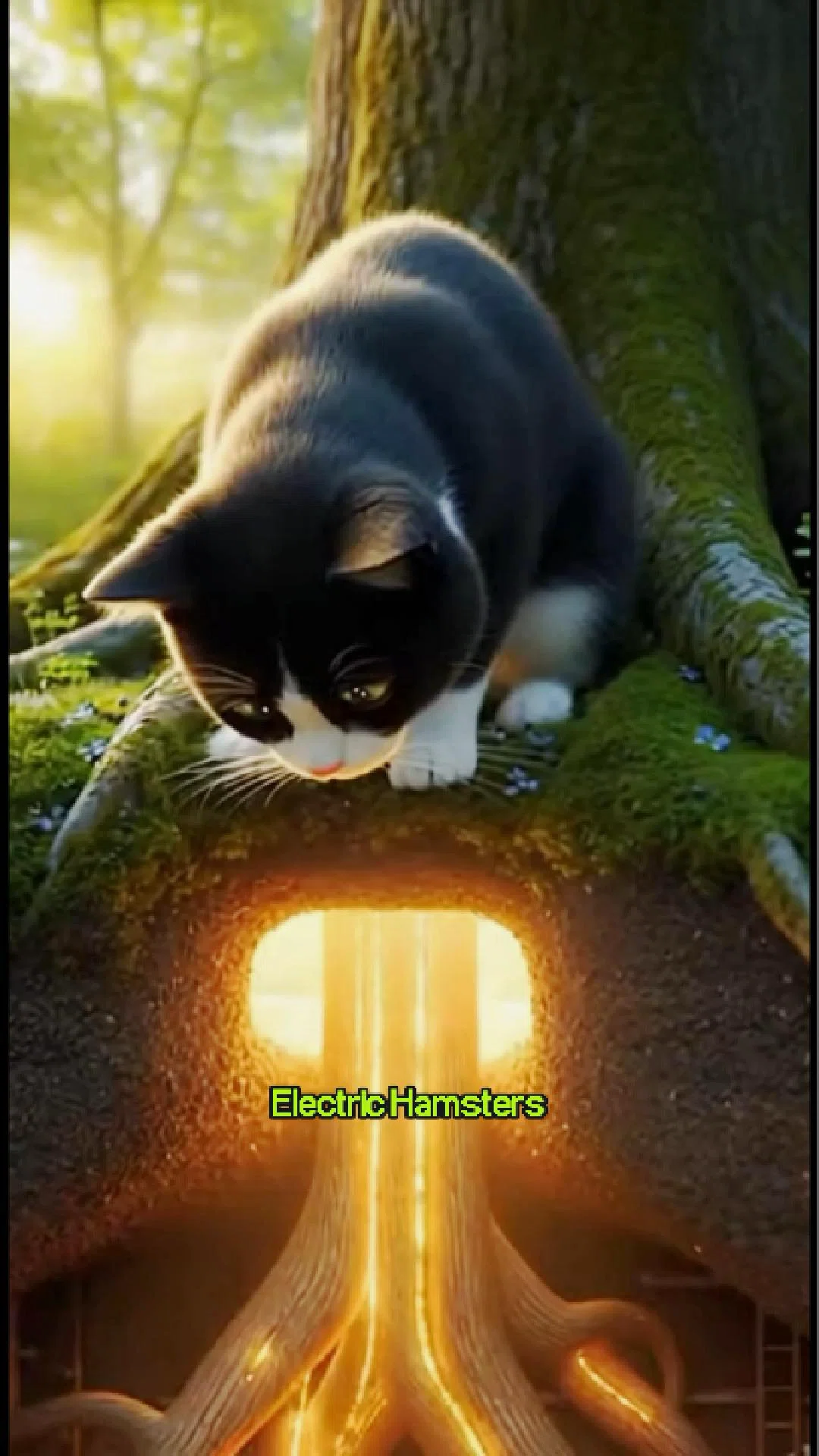 木の下に隠されたハムスターたちの秘密発電所Secret hamster power plant hidden under the tree나무 ...