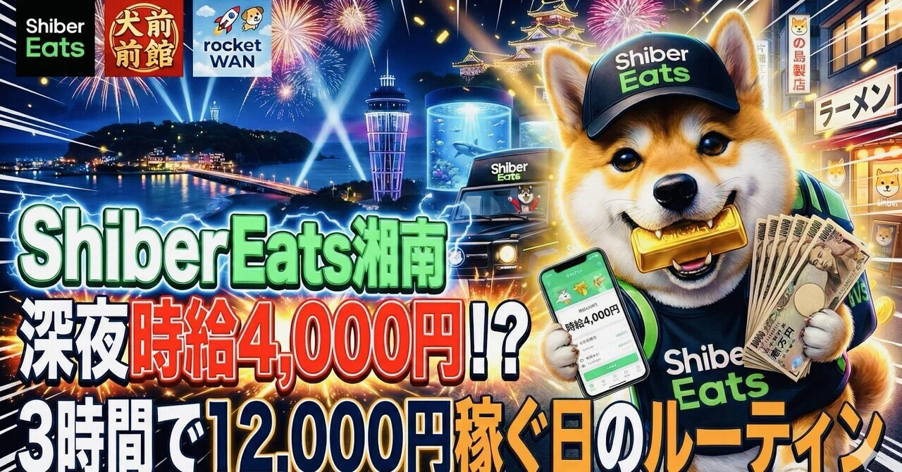 2026.01. 23Shiber Eats配達ルーティン@ゲレンデ配達犬むさし｜Shiber Eatsゲレンデ配達犬むさし