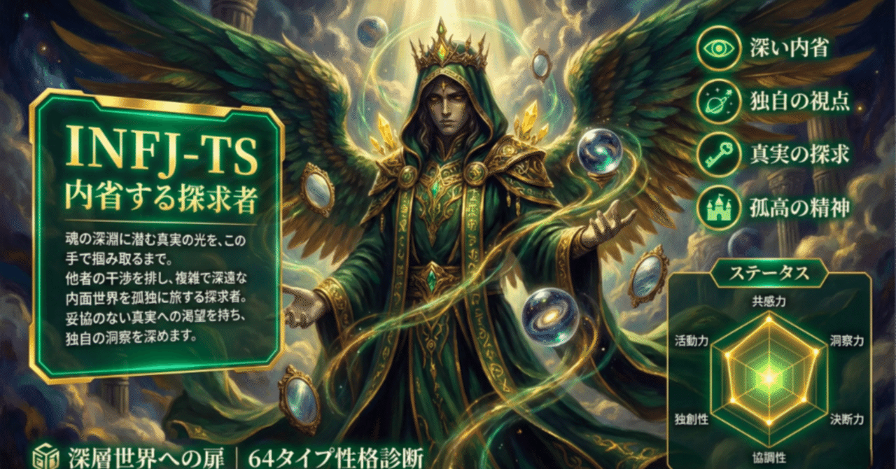 聡明だけど、繊細すぎるINFJタイプ｜あお（女たらし）