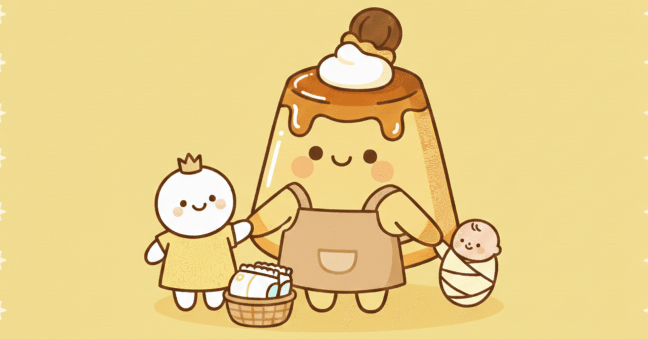 【はじめてのnote】5歳差育児を前に、今の気持ちを残したくてnoteを始めました。｜プリン｜おむつとごきげん🍼