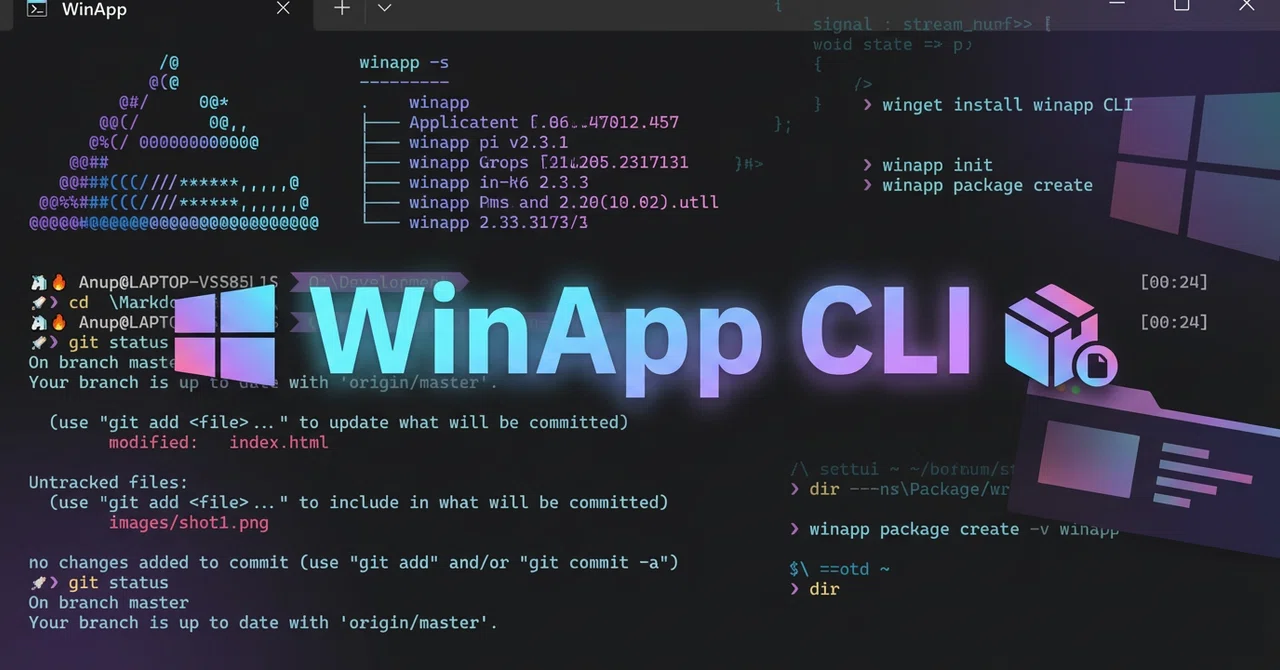 WinApp CLIを動かしてWindowアプリのインストーラーを作る｜hantani