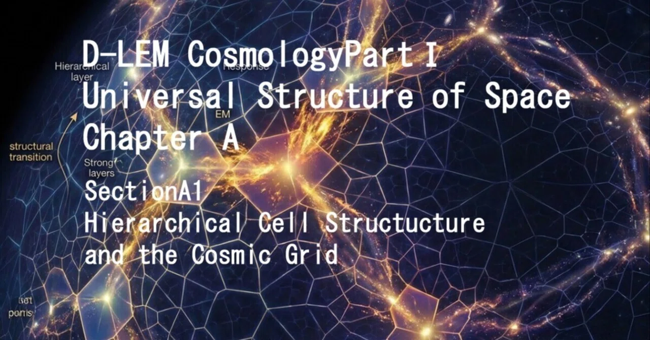 D-LEM CosmologyPart I: Universal Structure of Space Chapter A:｜星空銀河